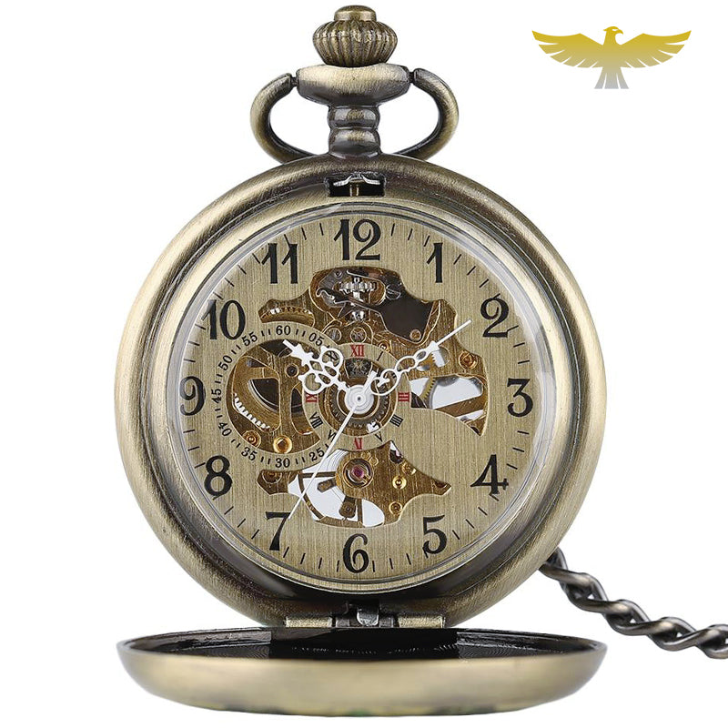 Montre à gousset femme mécanique Flower Lady