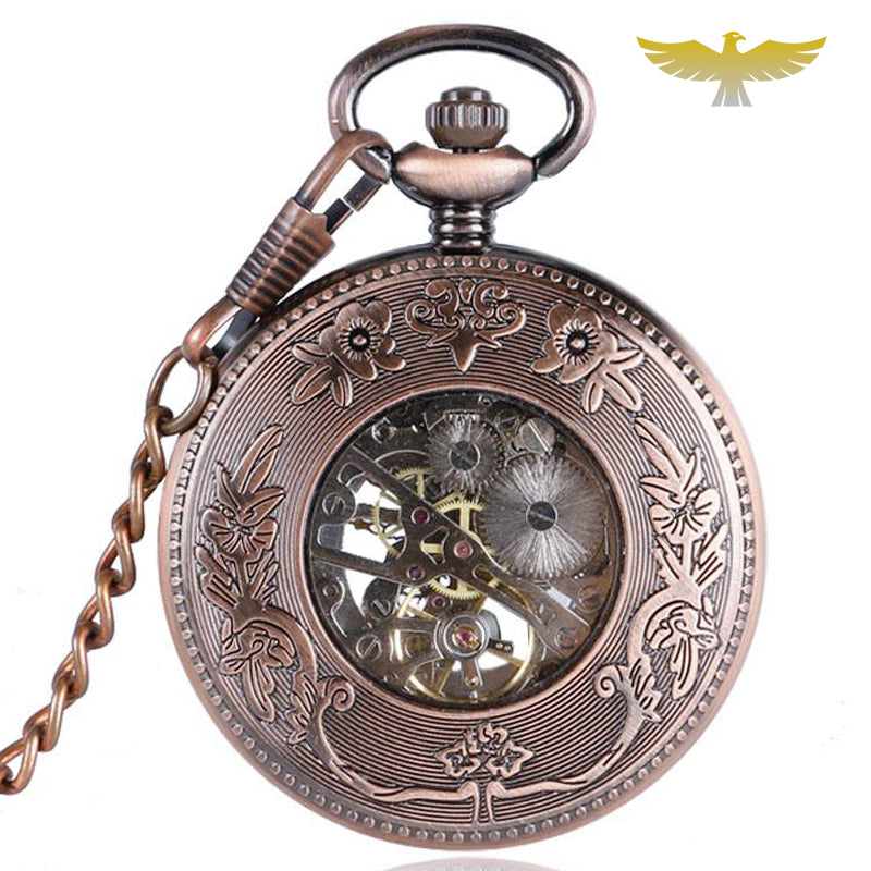 Montre à gousset mécanique cuivre