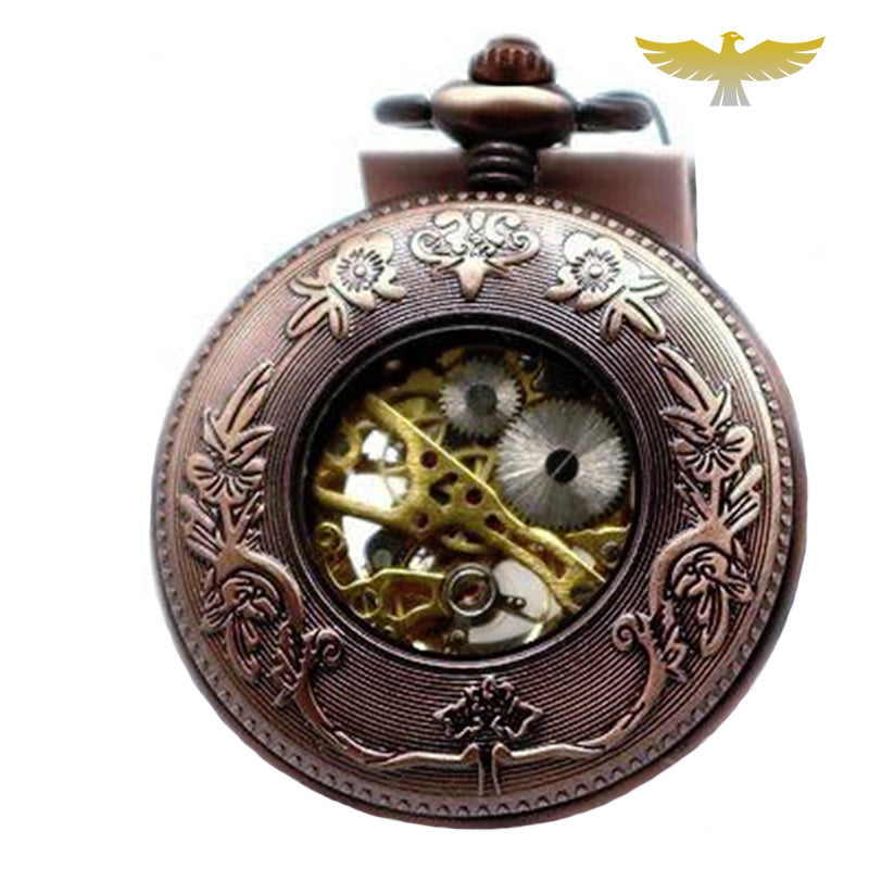 Montre à gousset vintage mécanique cuivre