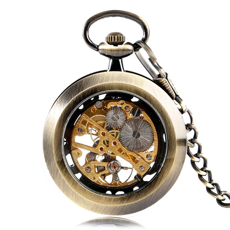 Montre à Gousset Squelette Mécanique Vintage – Cadran Visible ...
