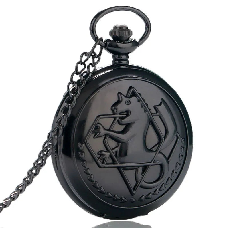 Montre à Gousset Quartz Chasseur 47 mm Style Alchimique | Garantie 2 ans