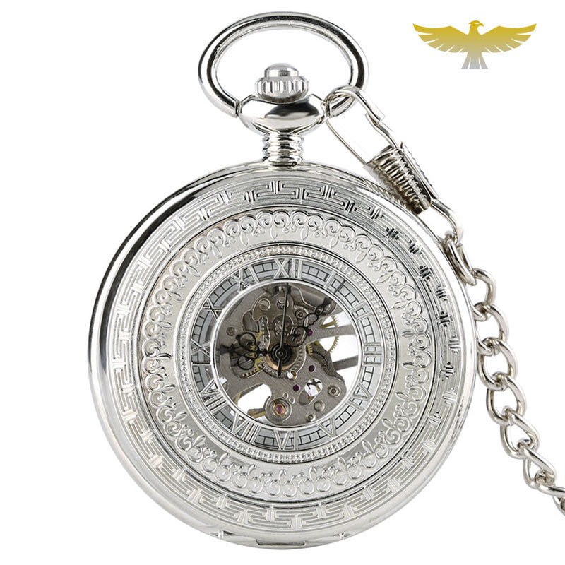 Montre à gousset argent de luxe