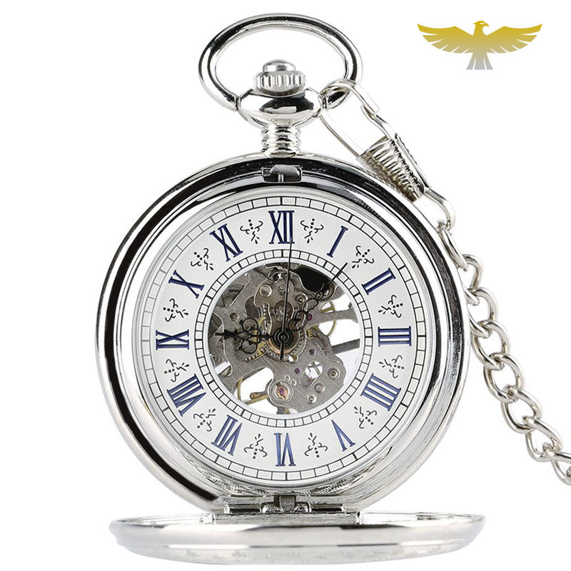 Montre à gousset argent de luxe