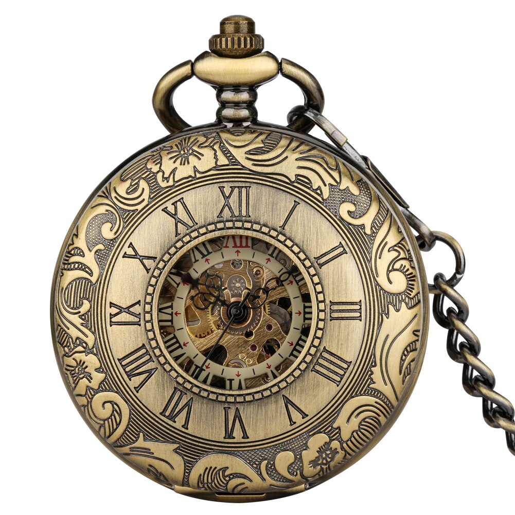 Montre à Gousset Mécanique Demi-Chasseur Bronze Vintage | Garantie 2 ans
