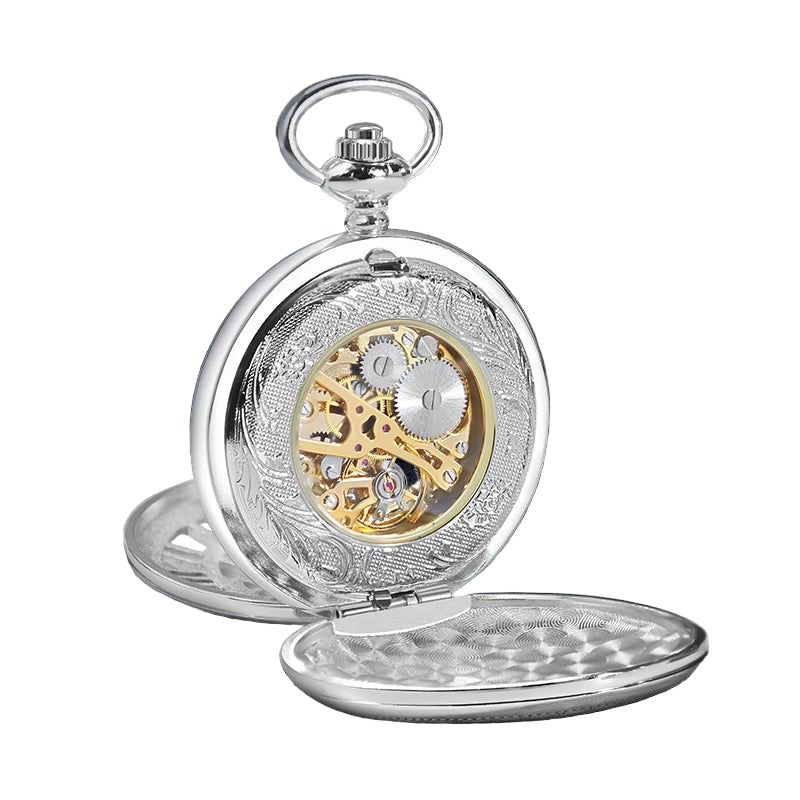 Montre à Gousset Mécanique Florale Vintage – Temps Sensoriel | Garantie ...