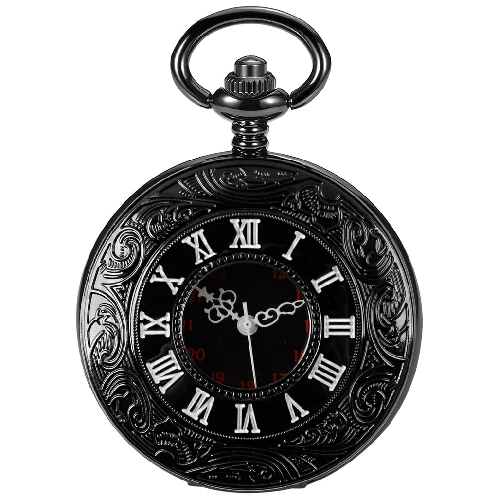 Montre à Gousset Demi-Chasseur Quartz Argent – Élégance Moderne ...