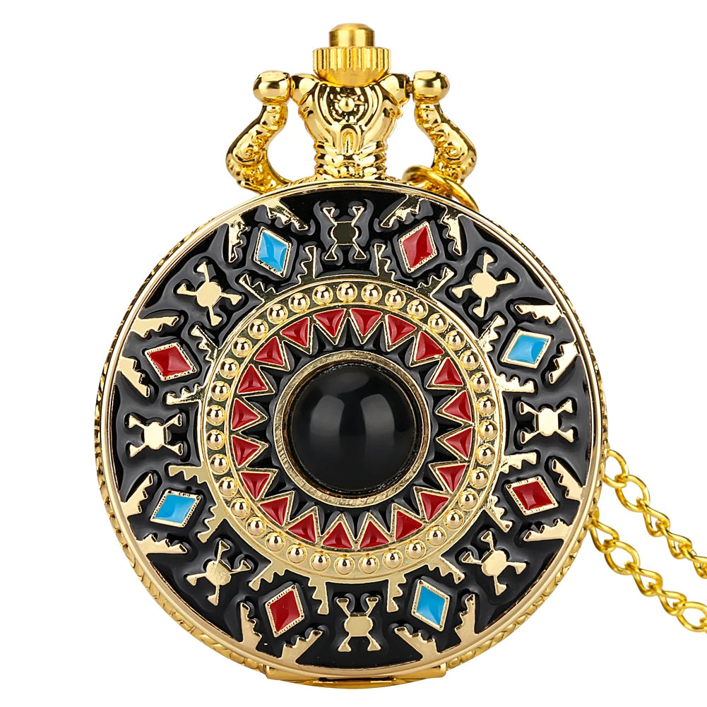 Montre Collier Boussole Quartz Argent Style Vintage | Garantie 2 ans