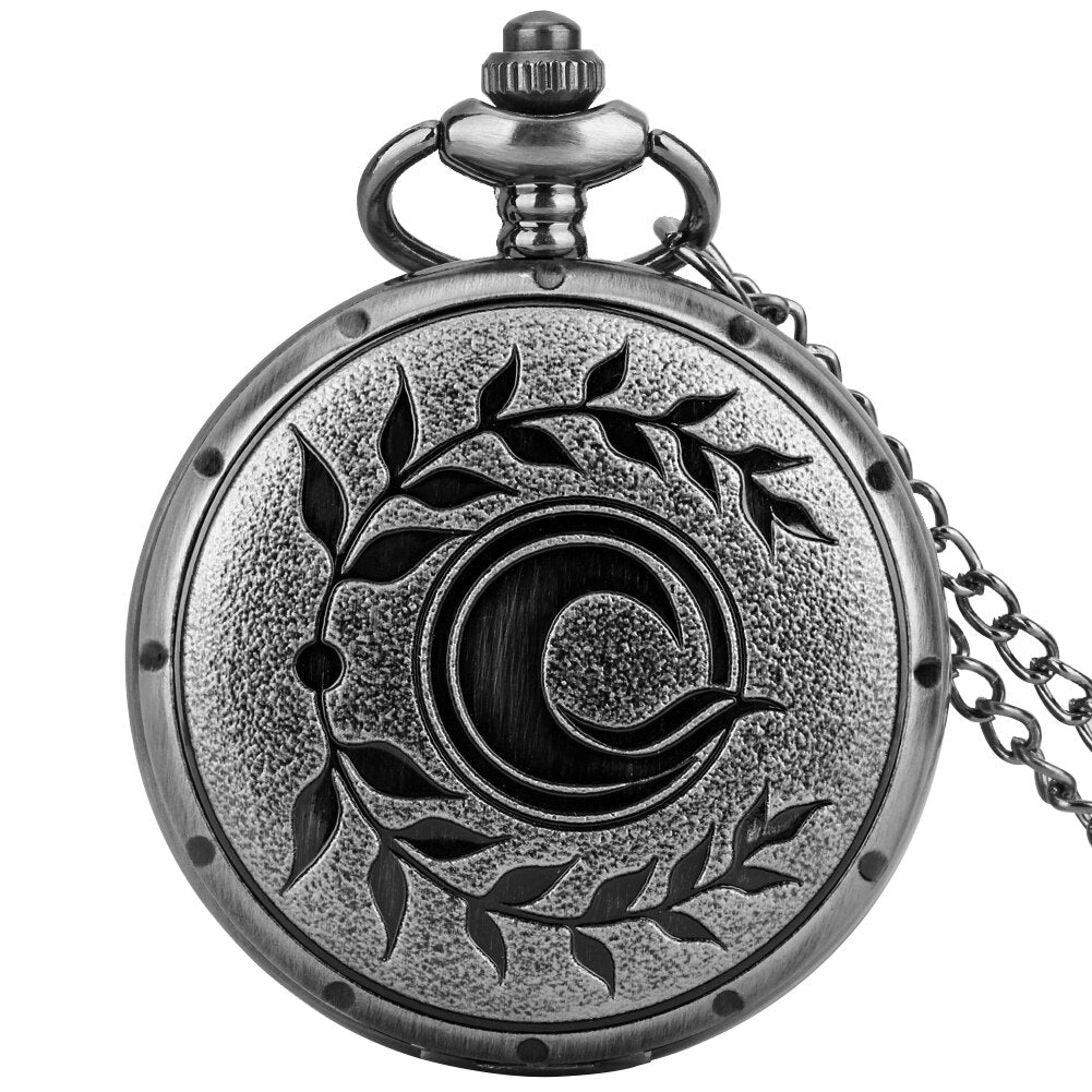 Montre à Gousset Quartz Chasseur Noire Moderne – Précision Fiable ...