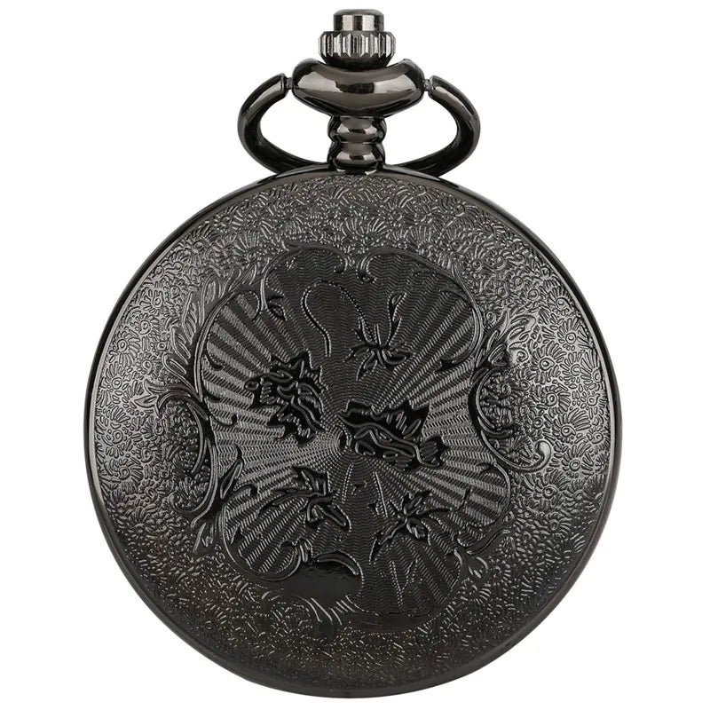 Montre Collier Chasseur Quartz Dorée – Motif Chat Symbolique | Garantie ...