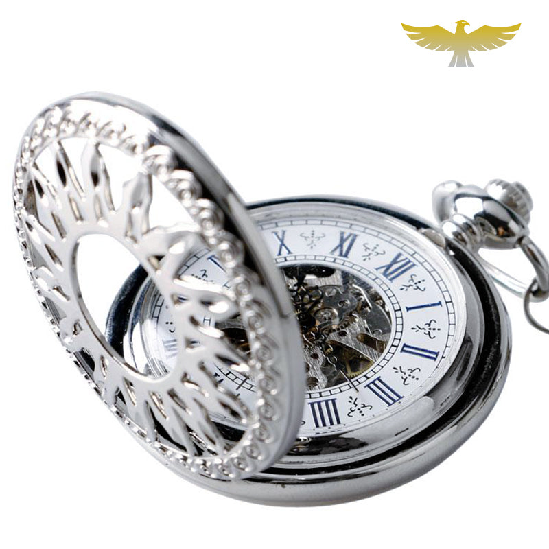 Montre à gousset automatique Silver Sun