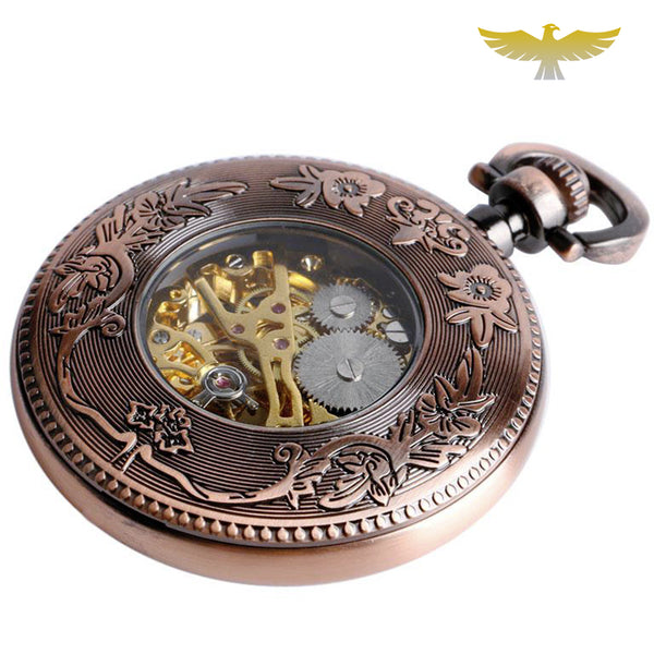 Montre à gousset mécanique cuivre
