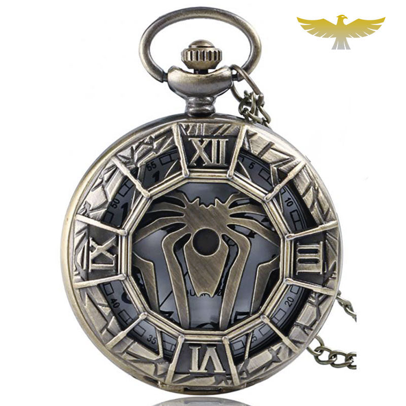 Montre à gousset chasseur quartz steampunk – Motif araignée | Garantie ...