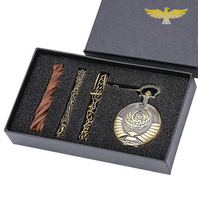 Montre à Gousset Chasseur Quartz Vintage – Coffret Symbolique ...
