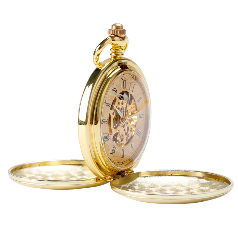 Montre à gousset mécanique double chasseur – Style classique | Garantie ...